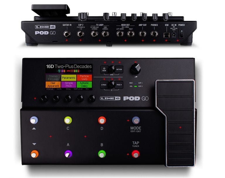 LINE 6 PEDALERA POD GO | Import Music Ecuador
